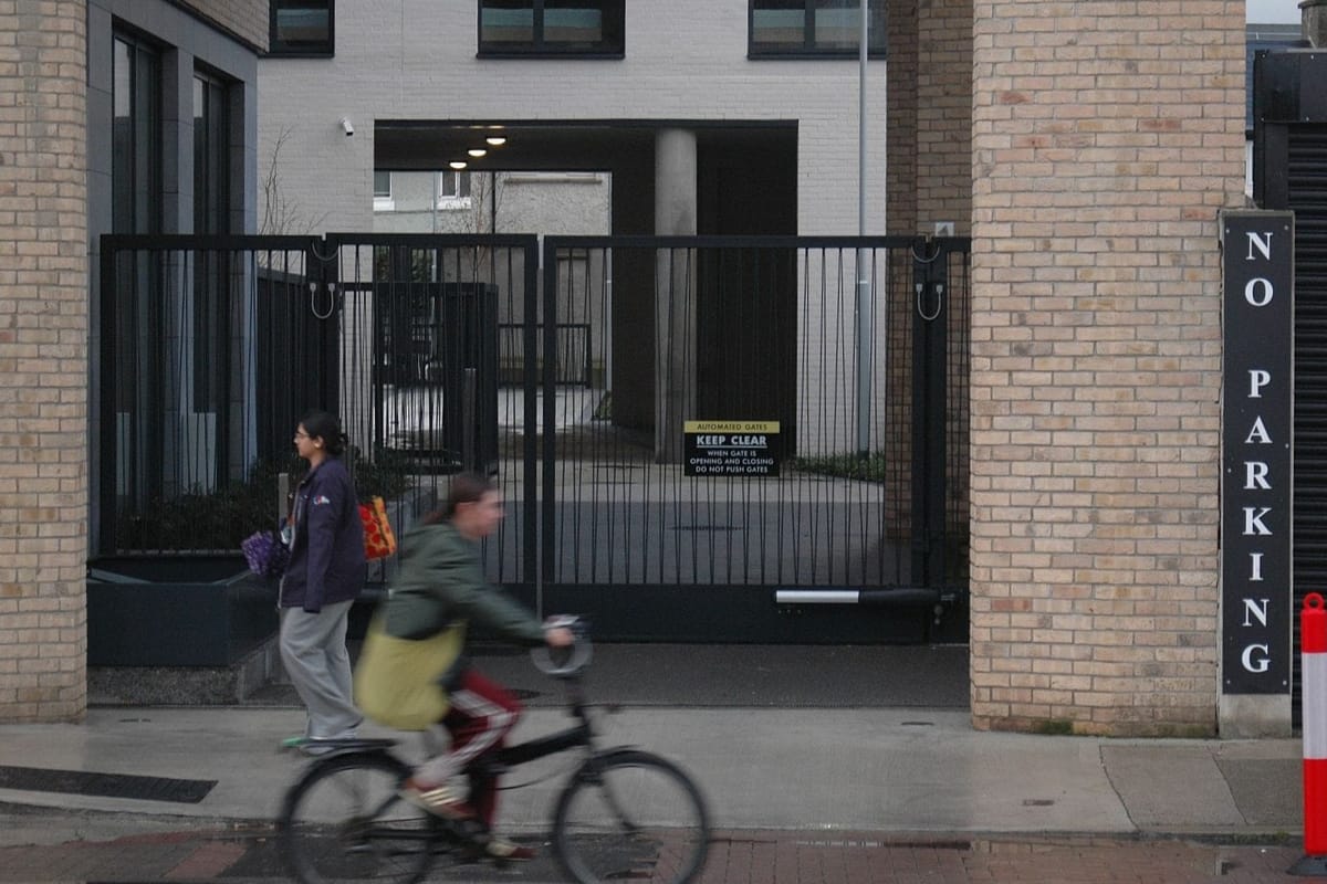 Required to be open, pedestrian route via Cork Street co-living complex ...