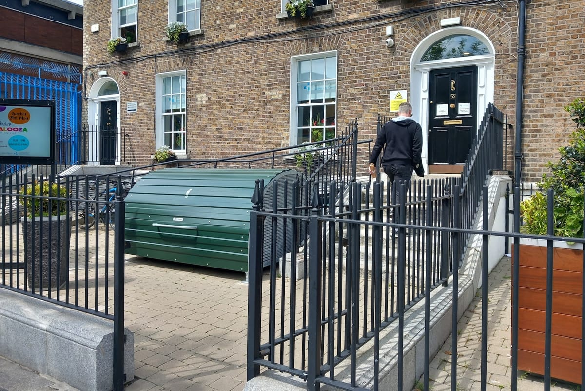 While cracking down on some residents who put bike storage in their ...